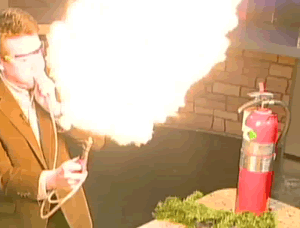 Magic of science - ignition of smoke
